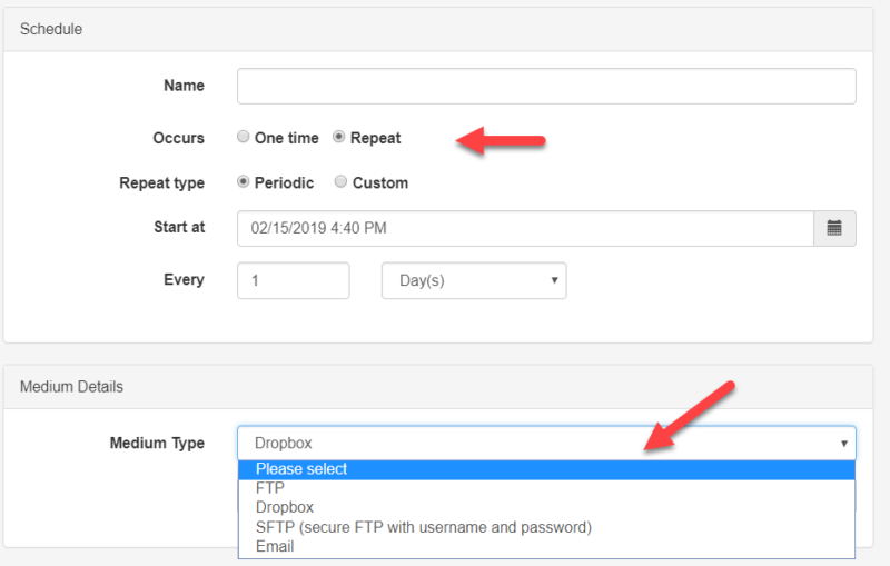 Exporting, Downloading, and Posting Scans - CodeREADr