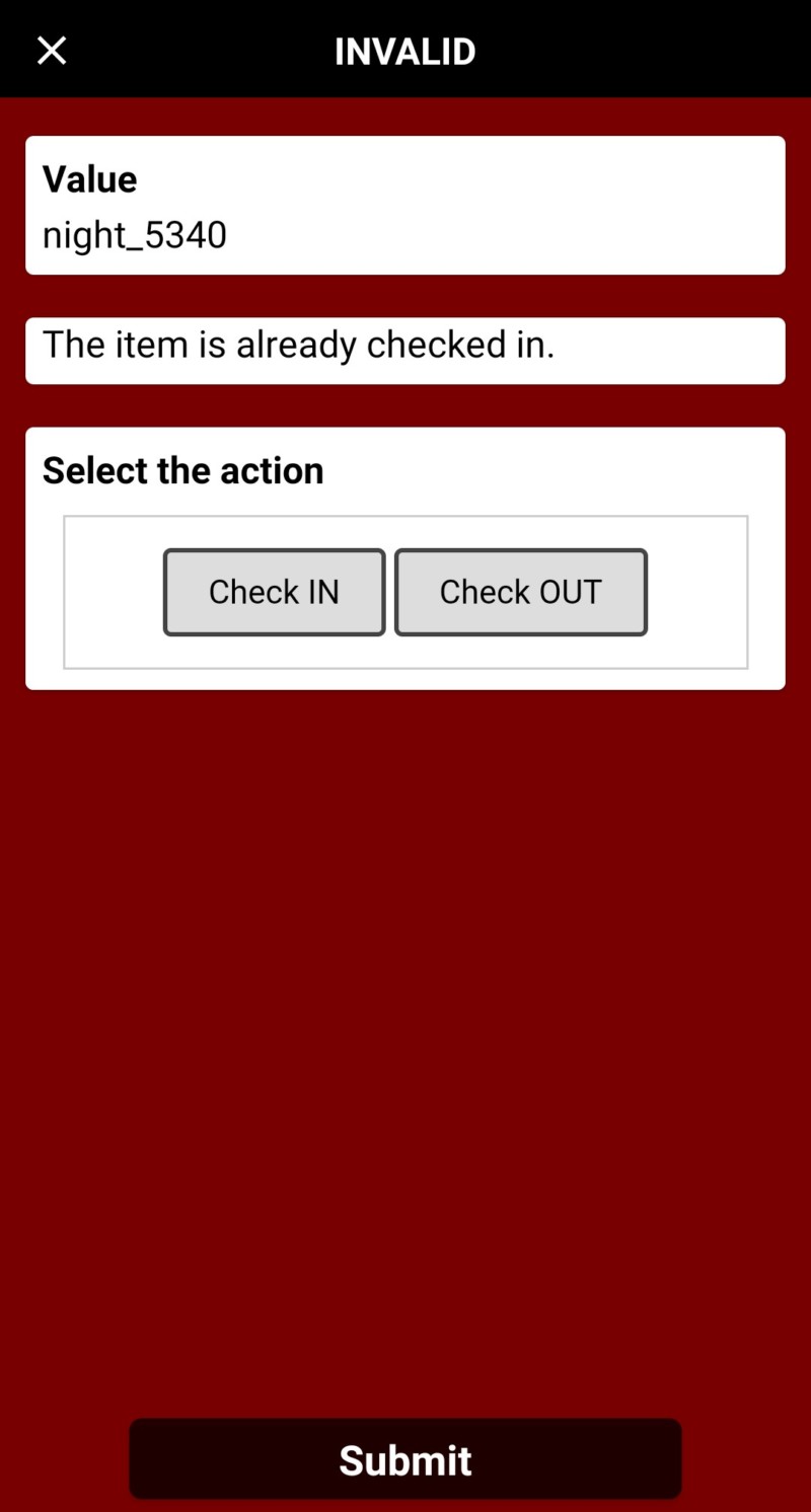 Learn about the check in/out service type on CodeREADr