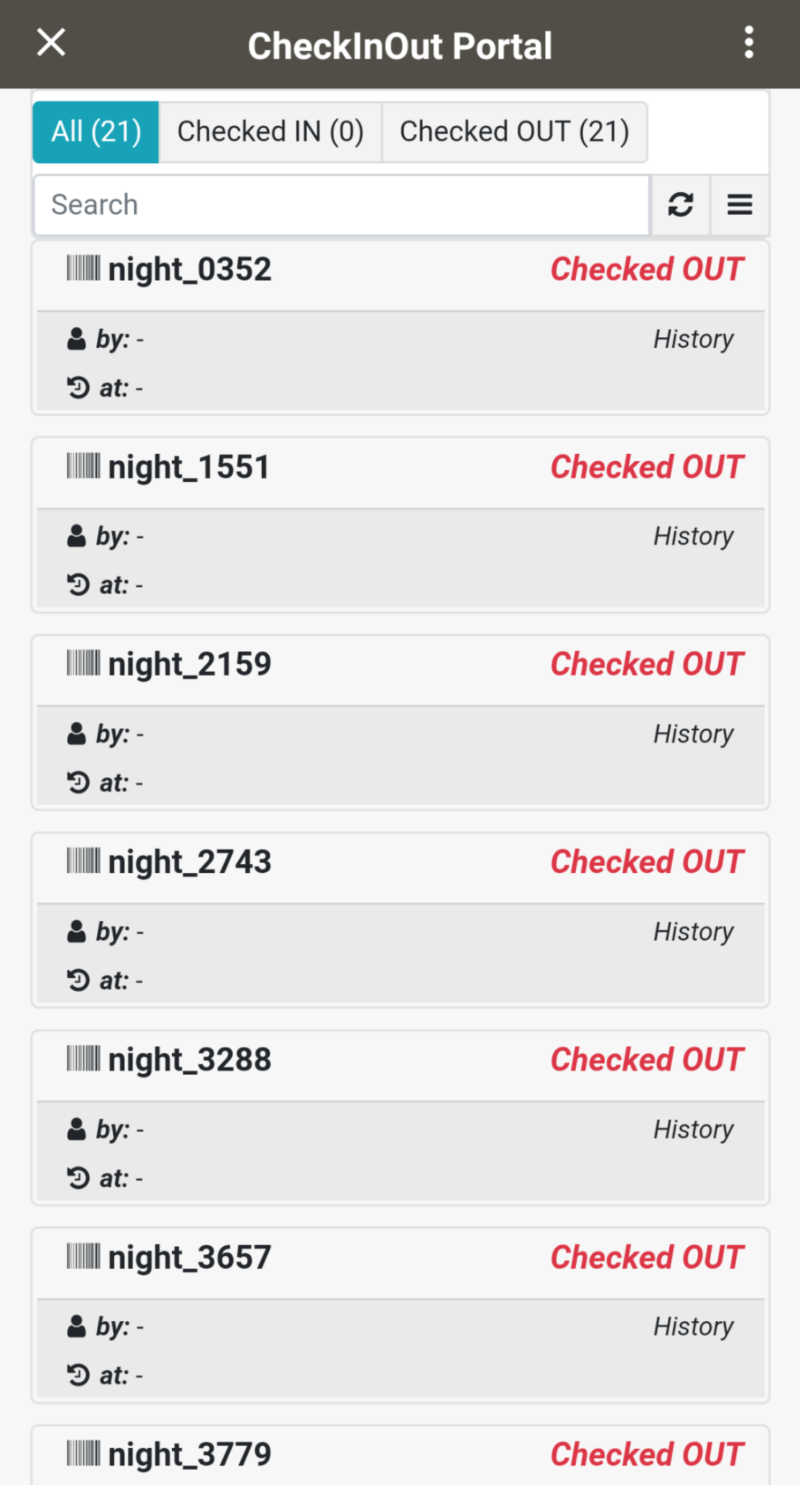 Learn about the check in/out service type on CodeREADr