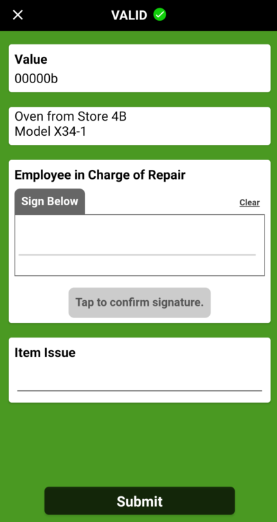 Reverse Logistics: Check-In/Out - Track products in inventory