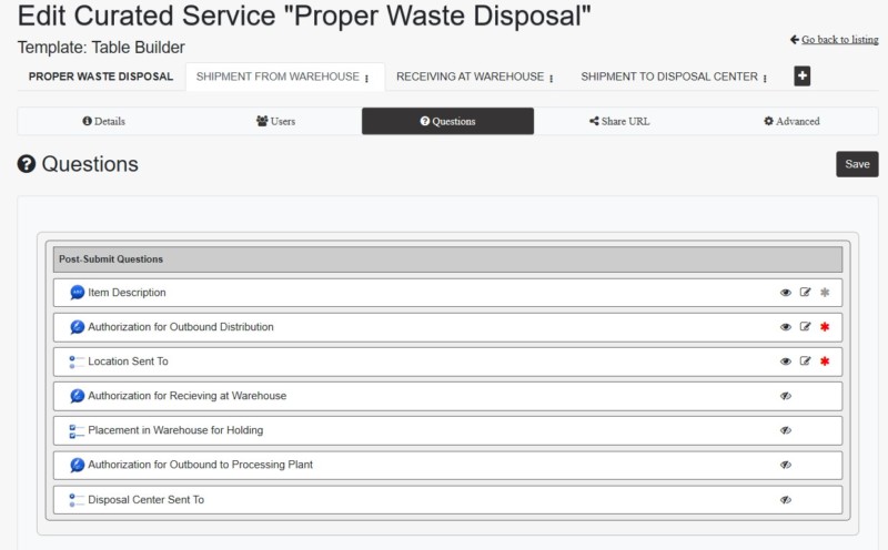 Reverse Logistics: Check-In/Out - Track products in inventory