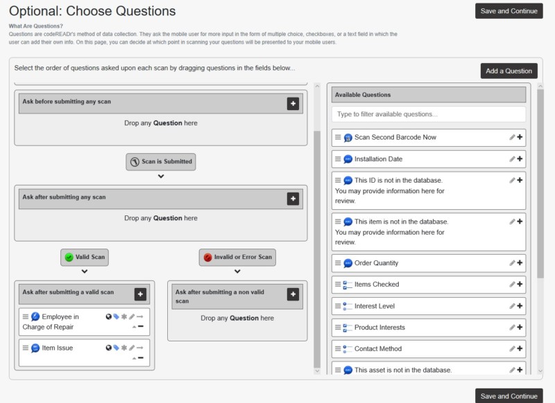 Reverse Logistics: Check-In/Out - Track products in inventory