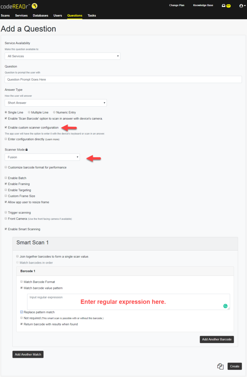 Validate Secondary Barcode Scans and Keyboard Entries