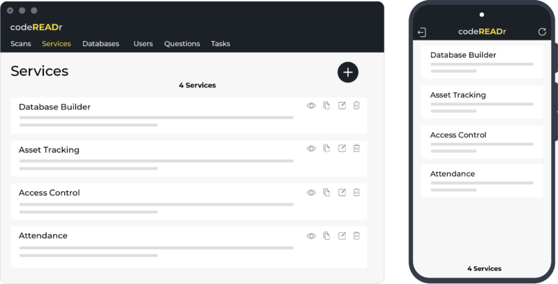 Barcode Scanning Service Management - CodeREADr