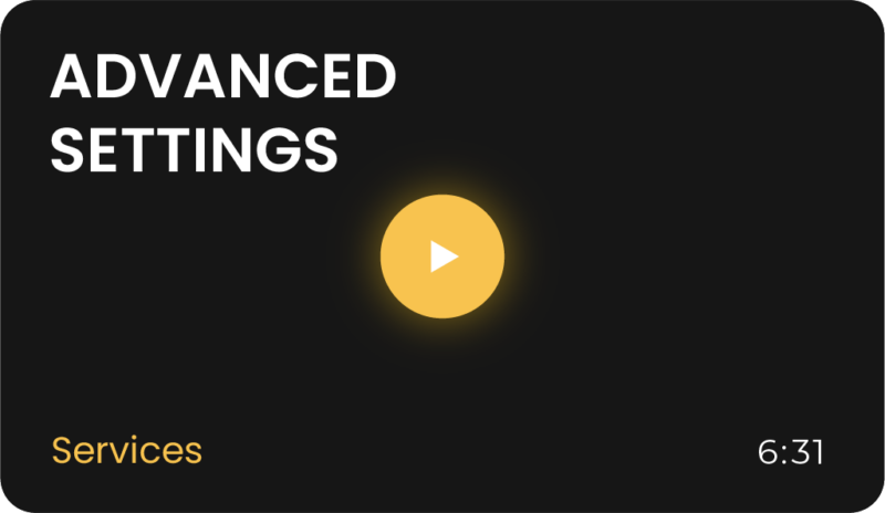 Advanced Settings - CodeREADr