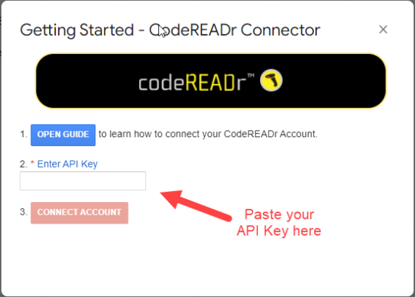 CodeREADr Connector Add-On: Seamless Barcode Scanning and Google Sheets ...